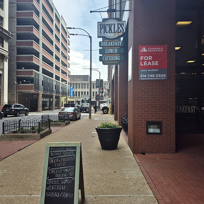 Downtown dining gets elevated when passionate sandwich artists work their magic behind glass windows like this.