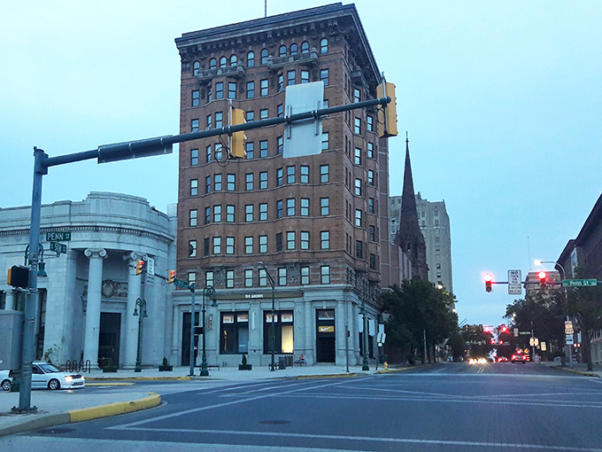 Reading's classic architecture stands proudly against blue skies, offering retirees affordable living wrapped in historical charm.