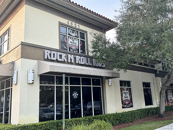 Rock and roll meets ribs in this music-themed haven where every meal comes with a soundtrack.