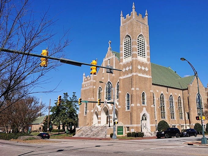Salisbury's grand courthouse commands respect like a distinguished elder statesman, anchoring this historic downtown with dignity.