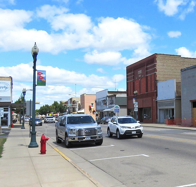 Shawano's downtown radiates small-town charm, where parking is free and smiles come standard with service.