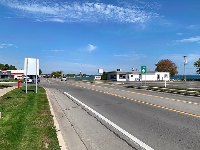 Tawas City's downtown beckons with the promise of lakeside living without the lakeside prices that usually follow.