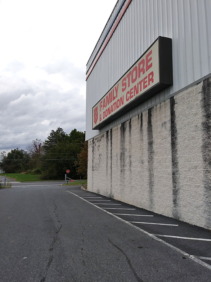 The Salvation Army's no-nonsense exterior hides a warehouse of possibilities for budget-conscious shoppers and treasure seekers alike.