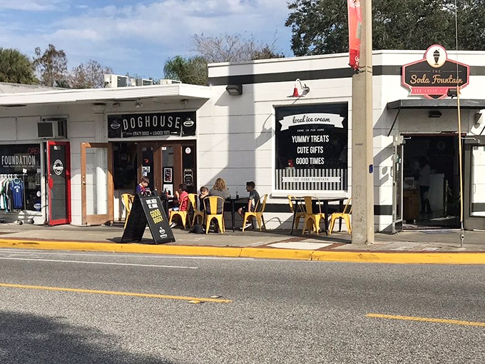 Neighborhood charm meets ice cream artistry where every shake tells a story of simpler times.