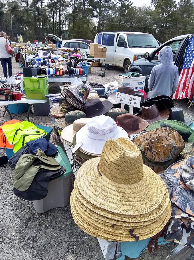 US 1 Metro Flea Market's indoor corridors stretch like treasure-filled highways where every booth promises new discoveries.