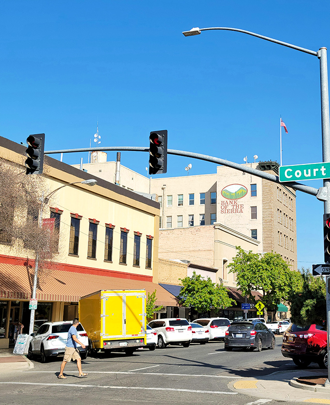 Visalia's Bank of the Sierra stands proud like a wedding cake, sweet on the eyes and wallet alike.