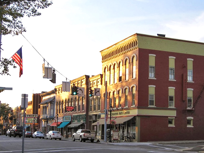 Wellsville's colorful historic buildings create a vibrant, affordable downtown. Where shopping local means saving local too!