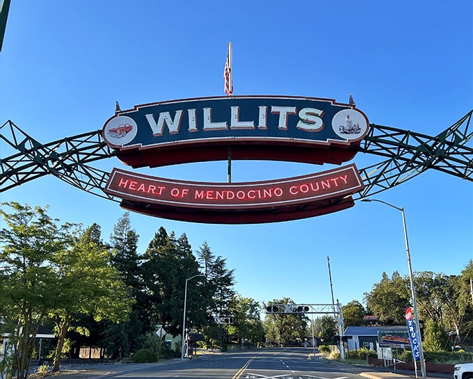 That iconic Willits arch announces you've arrived in the heart of Mendocino County's most welcoming community.