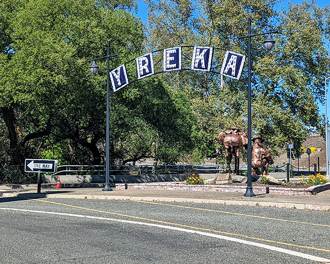 Yreka's vintage charm whispers tales of gold rush days when fortunes were made and dreams came true.