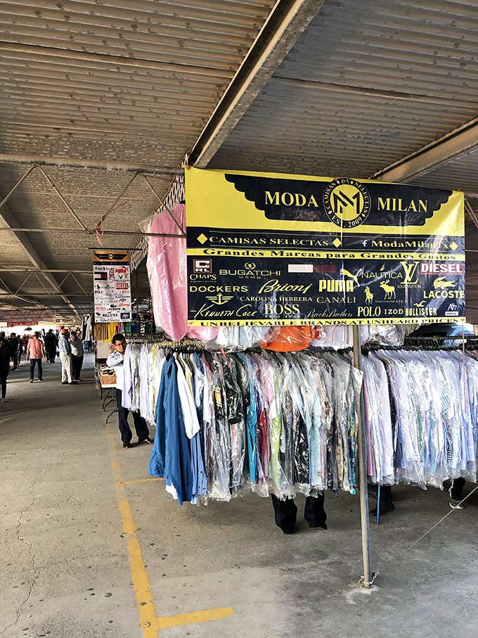Designer labels at flea market prices? The clothing section at 77 Flea Market might just be your new fashion secret.