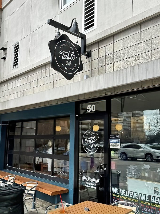 Modern meets cozy at this community-focused spot where every meal feels like a celebration.