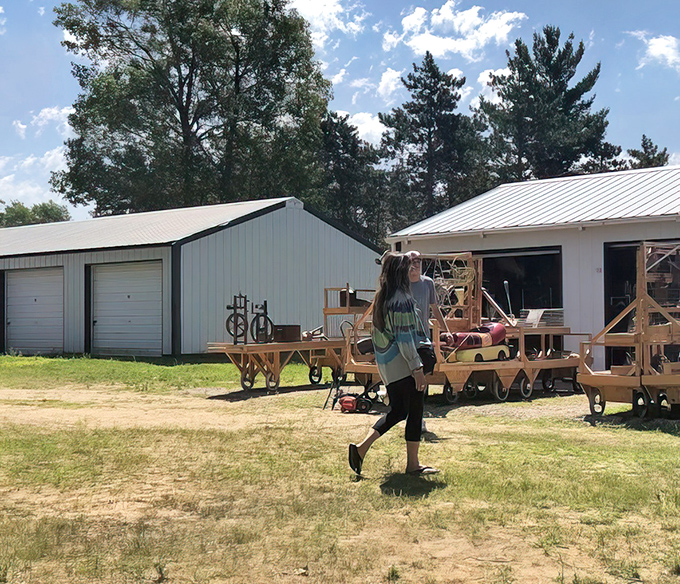 The weathered building holds decades of stories, each booth a chapter in commerce.