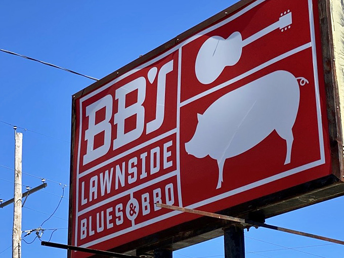 That iconic red sign has been calling barbecue pilgrims to Kansas City's most soulful dining experience for generations.