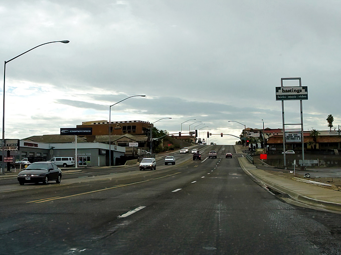 Bullhead City: This wide road feels like a promise&mdash;clouds rolling above, headlights below, and stories unfolding in between.