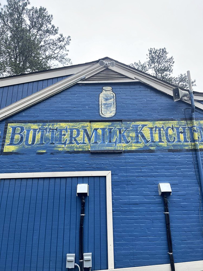 That distinctive blue building houses biscuits so legendary they practically have their own fan club and newsletter.