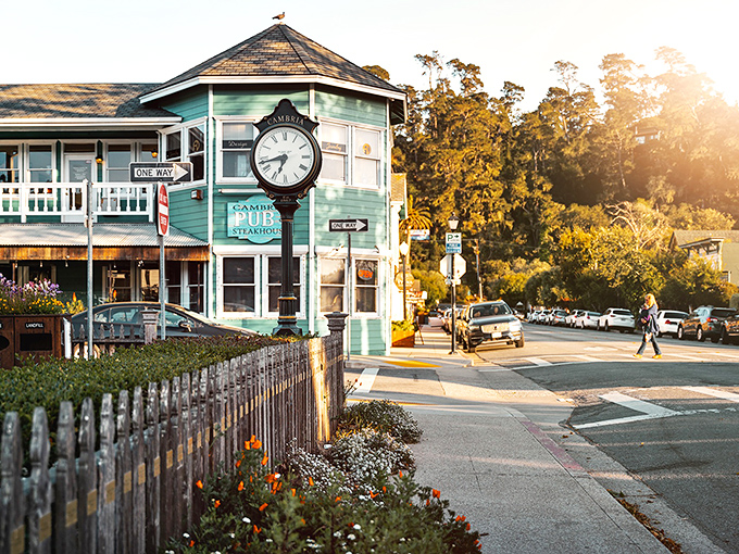 Rolling hills meet charming storefronts in this coastal haven where time moves at the perfect pace for discovery.