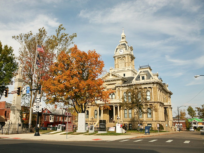 This courthouse community radiates the kind of stability that makes retirement planning feel less scary.