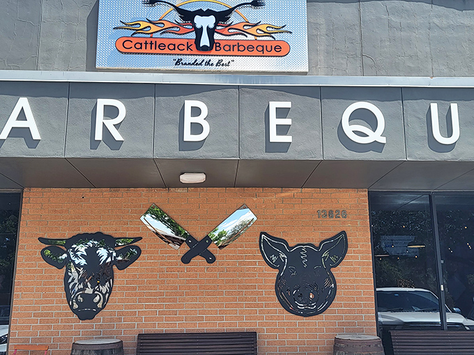 Those crossed cleavers mean business, promising beef so good it'll make you forget every other meal.