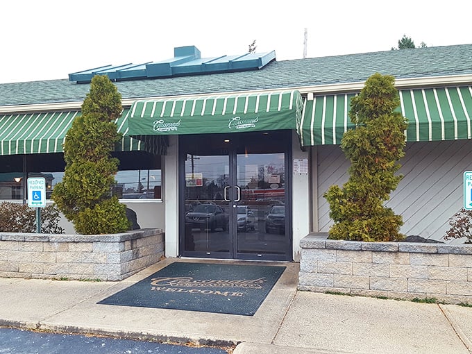 Green awnings and welcoming windows hint at the comfort food treasures waiting inside this Wilmington favorite.
