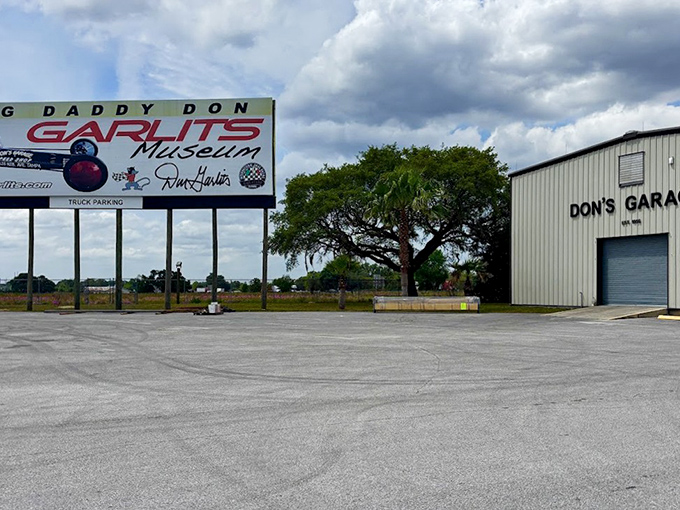 Behind this modest exterior lies the heart-pounding world of quarter-mile heroes and record-breaking speed demons.