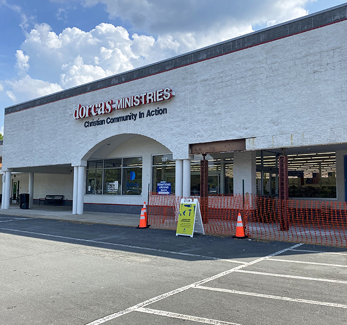 This welcoming storefront promises organized shopping where quality meets affordability in the most delightful way possible.