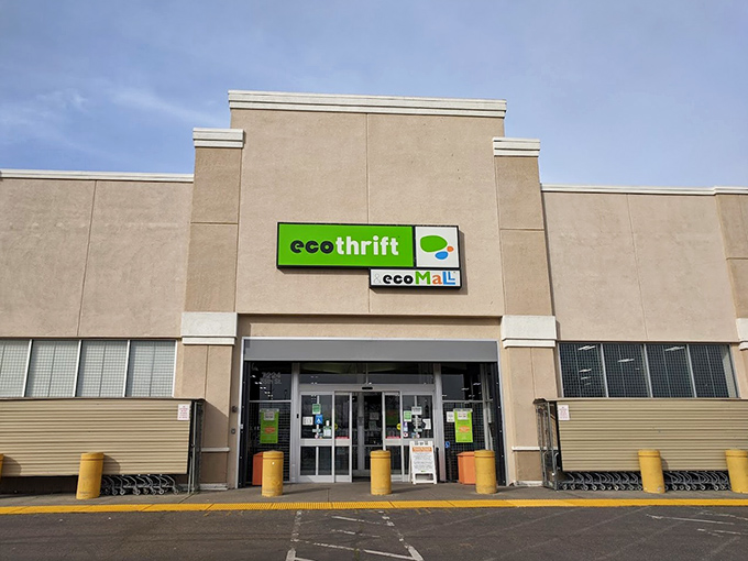 When a thrift store looks this polished from outside, imagine the organized treasures waiting within.