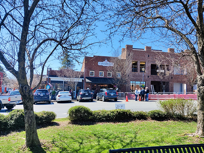 Downtown Ellijay offers a perfect blend of historic charm and modern amenities. That corner building has probably witnessed a century of local gossip!