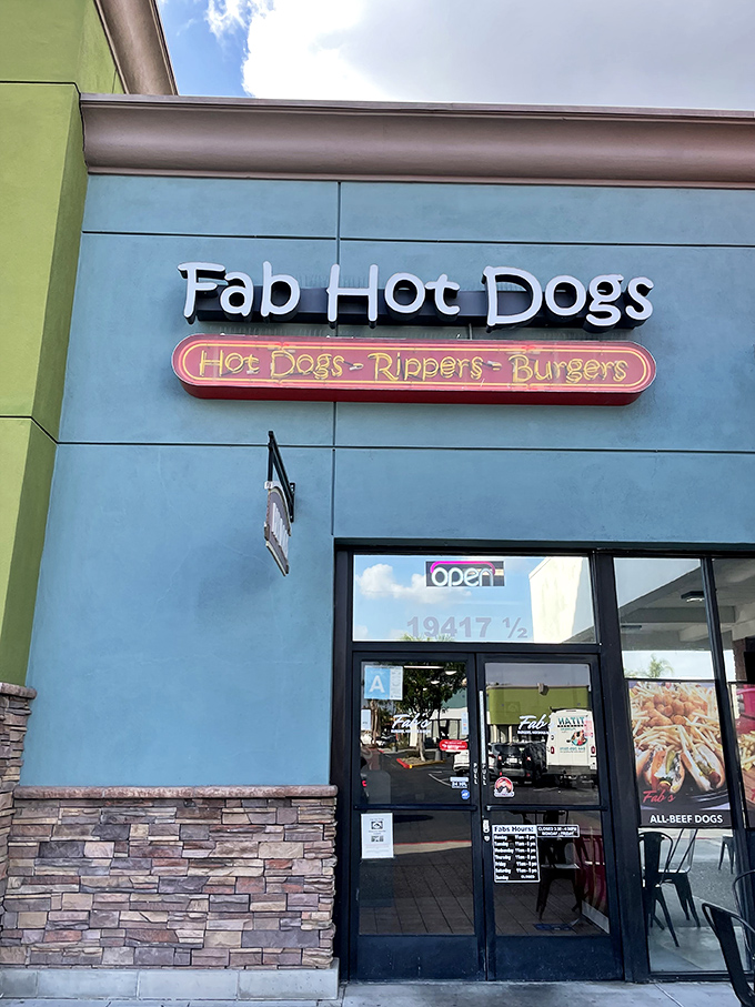 Modern meets classic in this clean, bright space where hot dog dreams become delicious reality.