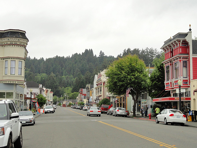 The historic storefronts of Ferndale transport visitors to a time when shopping was an event and buildings had personality.