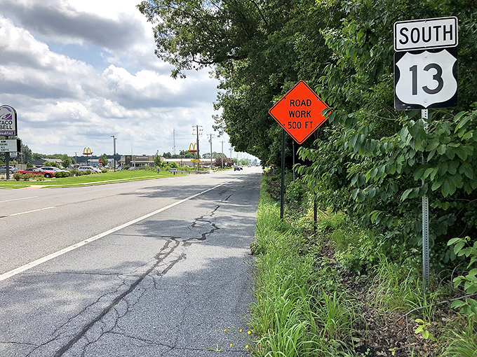 Highway 13 cuts through Harrington's outskirts, offering easy access to bigger cities while preserving the town's peaceful seclusion.