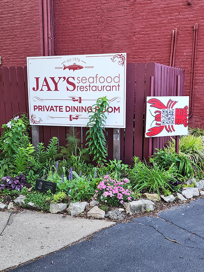 Garden-fresh curb appeal hints at the care and attention lavished on every dish served within.