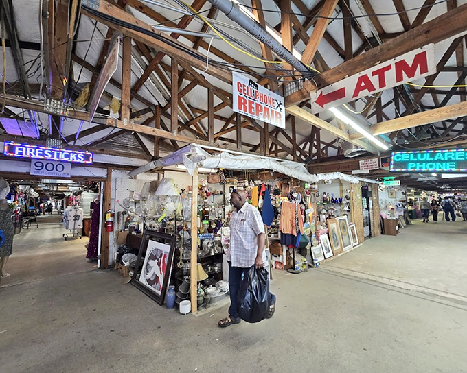 Under Keller's soaring rafters, vendors create a labyrinth of merchandise where getting lost is half the fun.