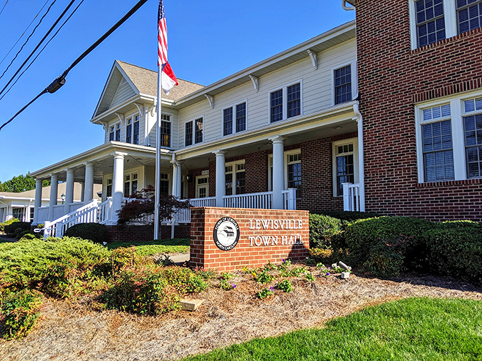 Lewisville's town hall proves that good things really do come in perfectly charming small packages.