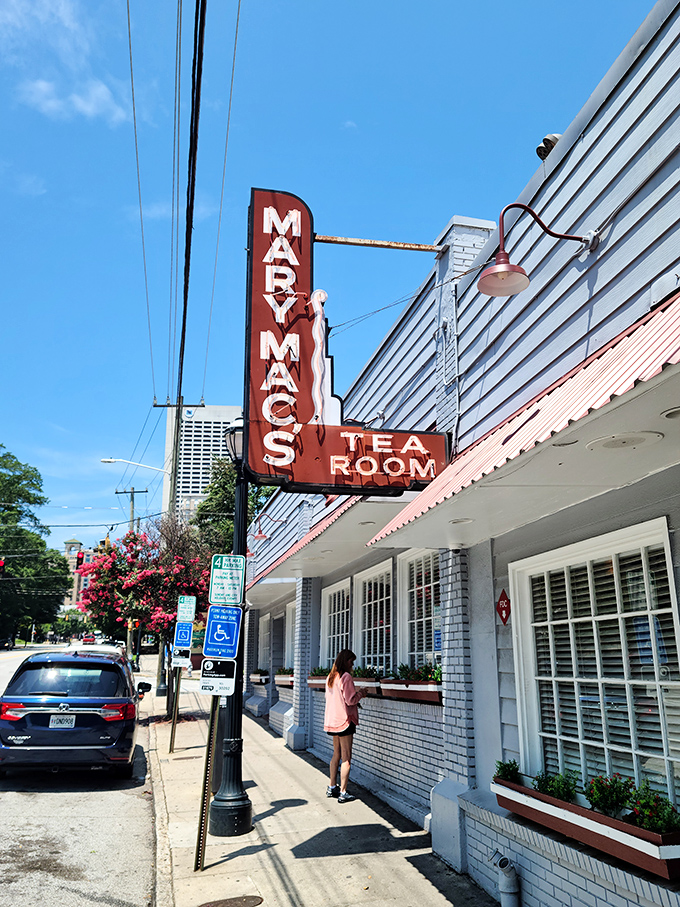 Some traditions never fade - like perfectly executed peach cobbler served with genuine Atlanta hospitality.