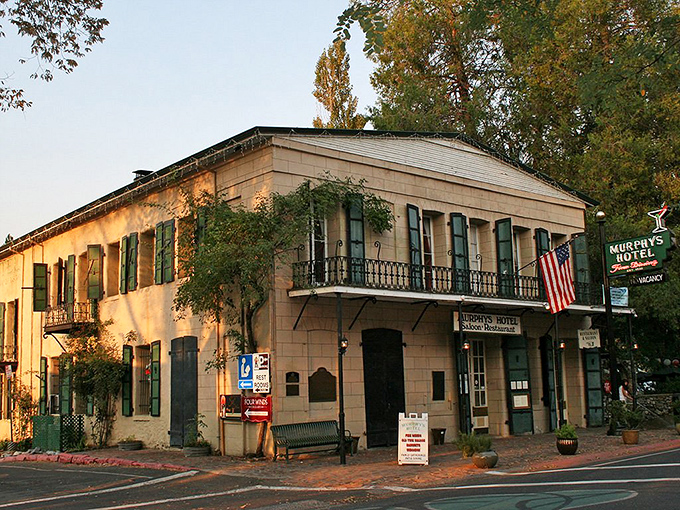 Classic hotel facades recall gentler times when hospitality meant something special in Gold Country.
