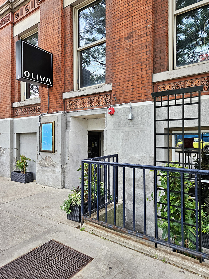 This urban steakhouse exterior promises the kind of dining experience that makes city living worthwhile.