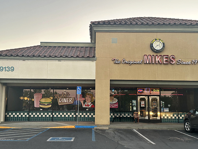 The checkered pattern and vintage charm tell you everything about the quality comfort food served here daily.