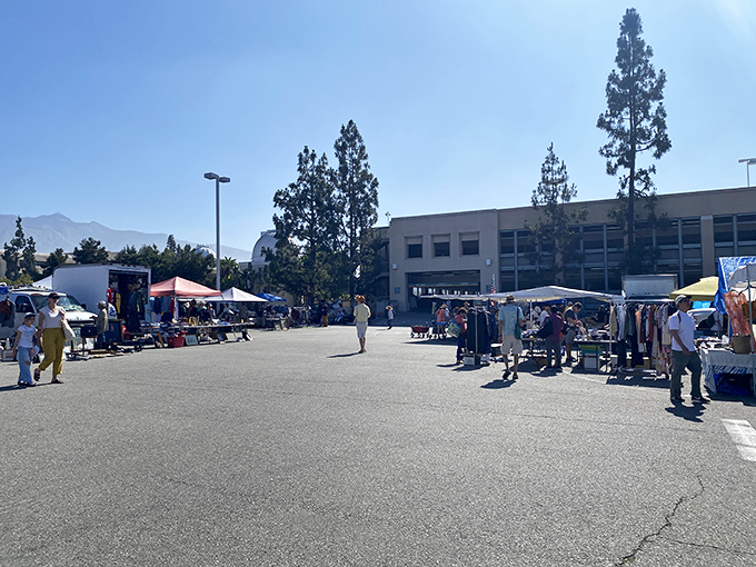 Sunny Pasadena provides the perfect backdrop for this community gathering of vintage lovers and bargain seekers.