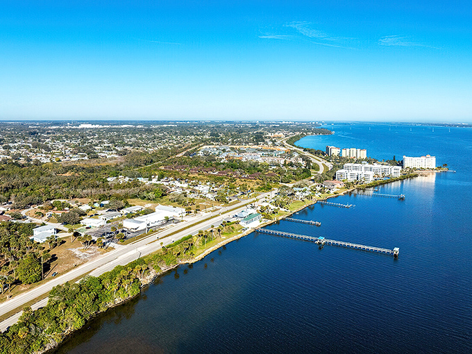 The scenic waterways of Palm Bay offer natural beauty, complemented by naturally affordable prices throughout the city.