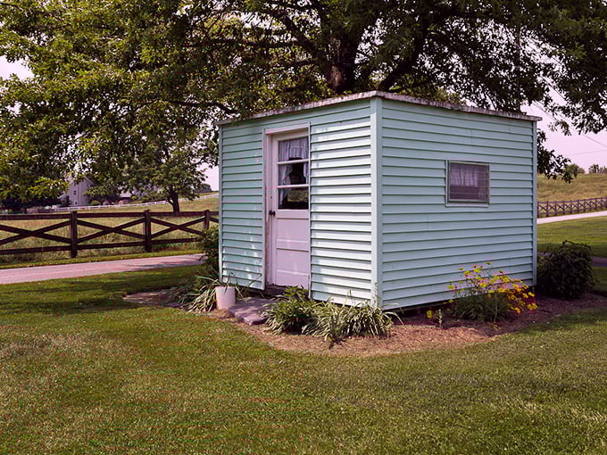 This charming little schoolhouse looks like it stepped straight out of "Little House on the Prairie" - minus Laura Ingalls.