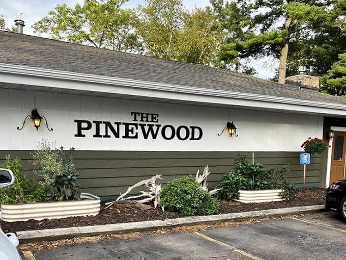 Sometimes the best treasures hide in plain sight, and Pinewood's unassuming exterior guards some seriously impressive beef secrets.