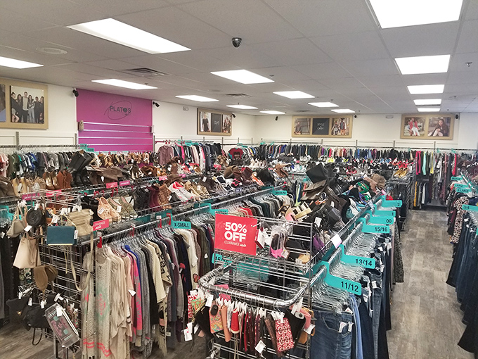 Rows upon rows of current fashion finds await discovery. It's like raiding your stylish friend's closet&mdash;if your friend had everything.