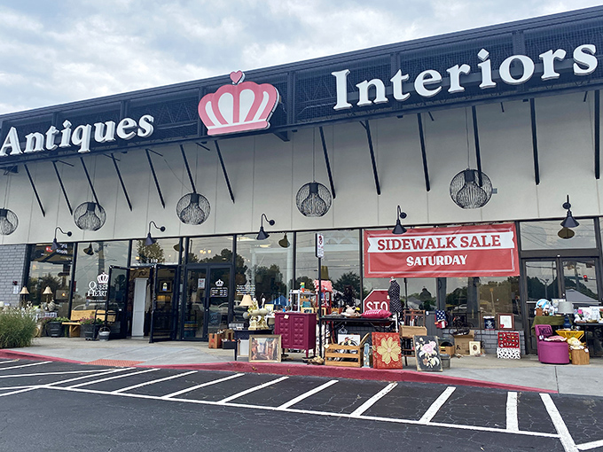 When antique stores expand outdoors, you know the treasures inside have officially outgrown their boundaries.