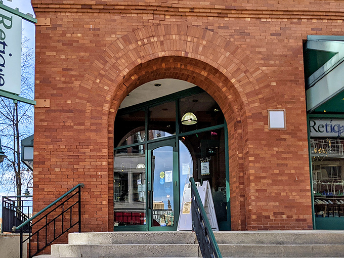 That classic arched entrance feels like stepping through a portal where yesterday's treasures become today's perfect finds.