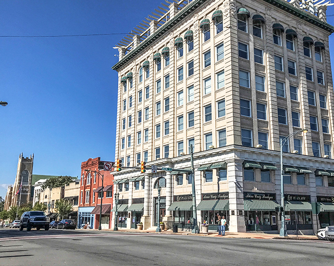 Historic Salisbury where brick and mortar buildings have weathered decades, much like good friendships and fine wine.