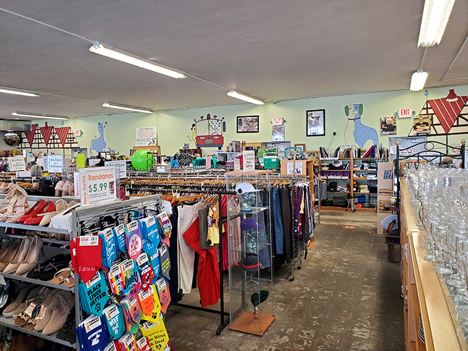 Inside Second Life, organized chaos reigns supreme. Every rack holds potential outfit magic waiting to be discovered.