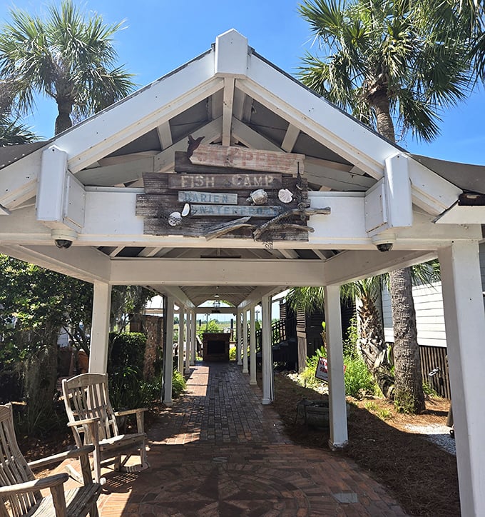 This pavilion-style setup proves the best seafood joints don't need fancy walls or pretentious atmosphere.