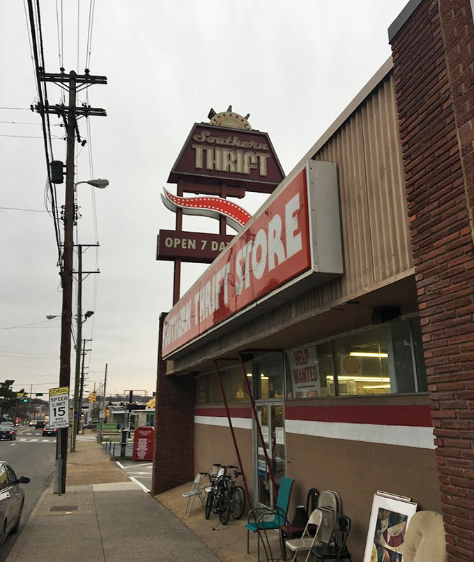 Those classic neon letters have been guiding treasure hunters longer than GPS has been around.