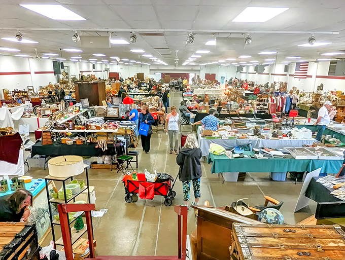 The Springfield Antique Show transforms ordinary fairgrounds into a treasure hunter's paradise. Every table holds potential discoveries!