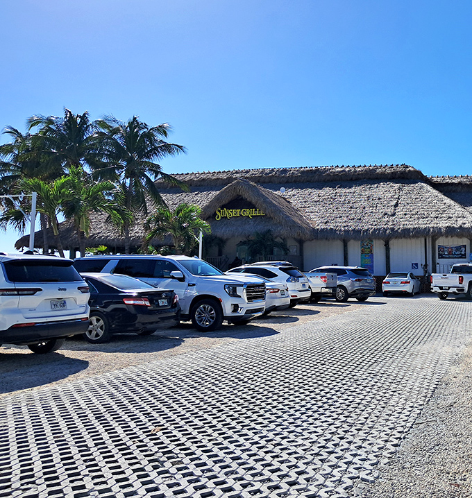 Thatched roofs and tropical architecture transport you straight into that laid-back Florida Keys state of mind.